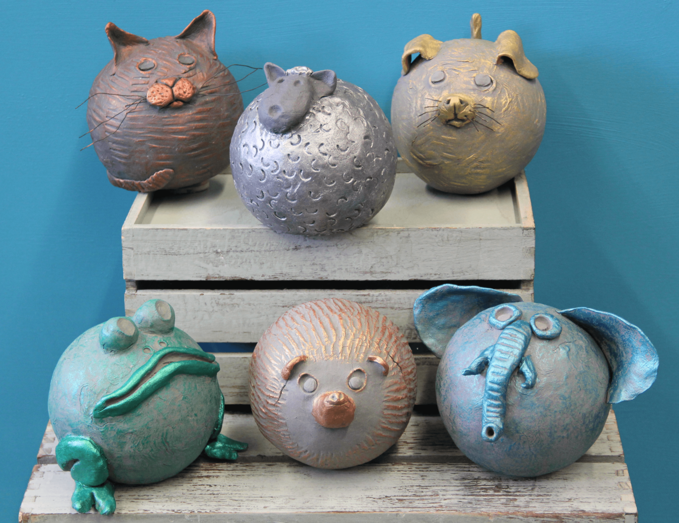 Bolle Beesten van Powertex - DIY - Creatief Atelier Stoer